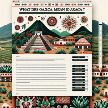 ℹ Significado de Oaxaca en Lengua Nativa: Origen y Etimología